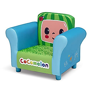Delta Children Upholstered Chair, Wood CoComelon