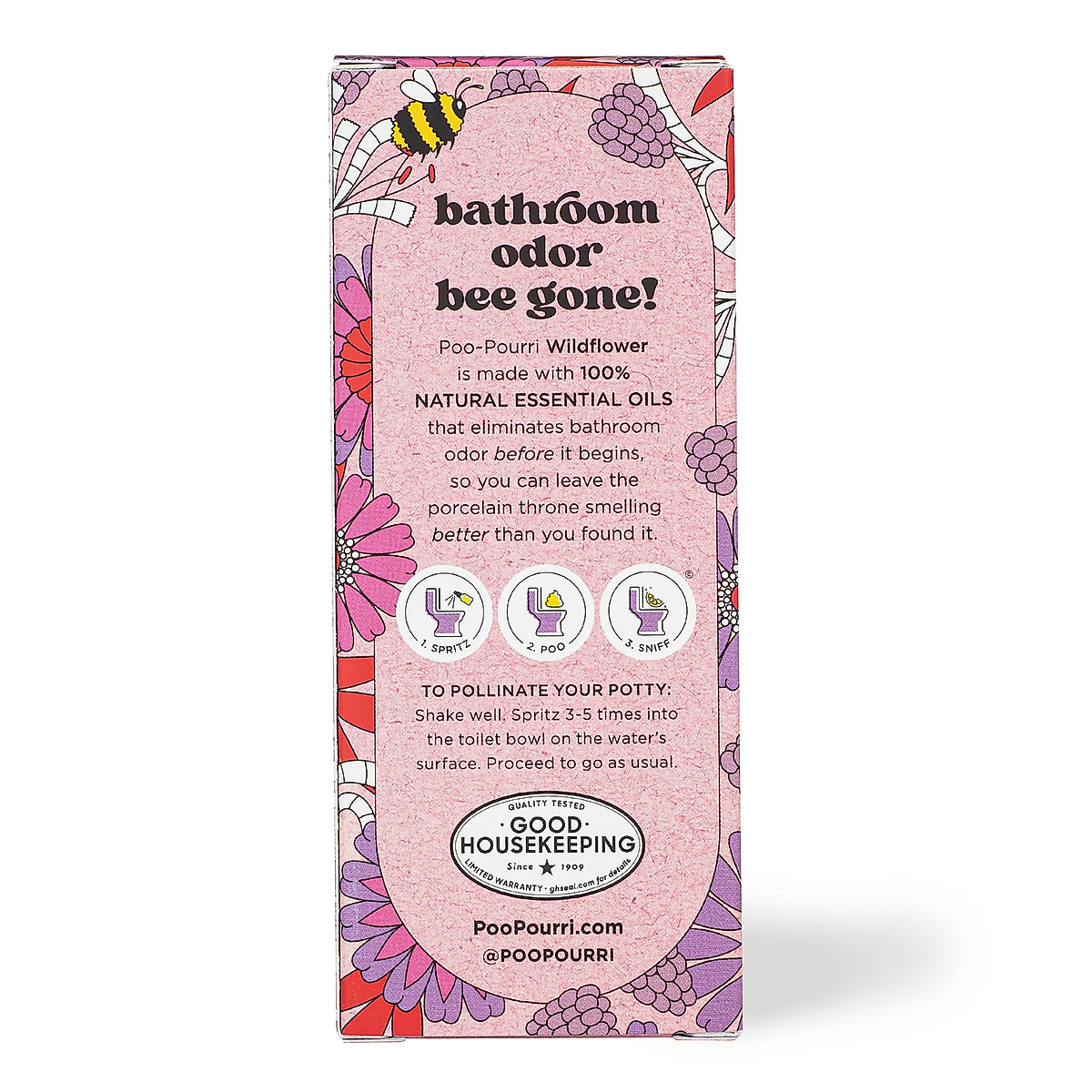 Poo-Pourri Before-You-Go Toilet Spray, Wildflower, 2 Fl Oz