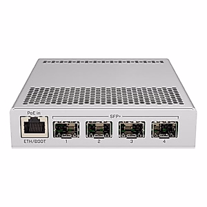 Mikrotik Cloud Router Switch CRS305 4 SFP+ 10Gbps Ports 1 Gbit Port OSL5 CRS305-1G-4S+in