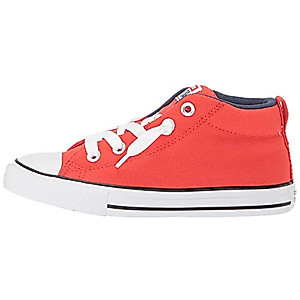 Converse Baby-Boy's Chuck Taylor All Star Street Moon Seasons Sneaker, Habanero Red/Navy/White, 3 M US Infant