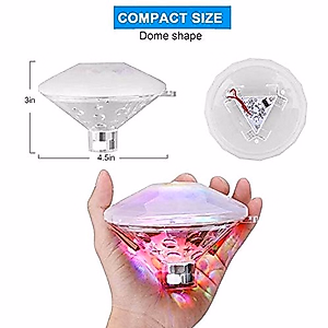 HengKaiSing Waterproof Swimming Pool Lights, Baby Bath Lights for The Tub(7 Lighting Modes), Colorful LED Bath Toys Bathtub for Pool, Pond, Hot tub or Party Decorations