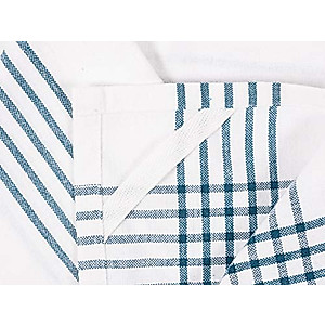 KAF Home Soho Kitchen Dish Towel Set of 10 | 18 x 28 Inch Tea Towels | Soft and Absorbent Mixed Set of Flat Towels (Teal)