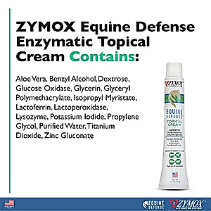 Pet King Brands ZYMOX Equine Defense Horse Skin & Hoof Treatment Cream, 2.5 oz