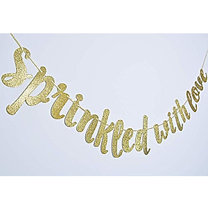 Sprinkled With Love Banner, Baby Shower Banner, It's A Girl Banner, Baby Shower Garland Sign, Baby Sprinkle Banner