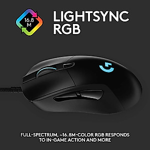 Logitech G413 SE Full-Size Mechanical Gaming Keyboard G403 Hero 25K Gaming Mouse