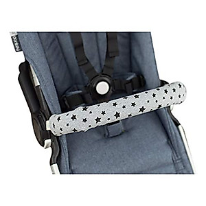 JYOKO Kids Covers Handle, Covers Railing for Stroller (Black Star, Regular)