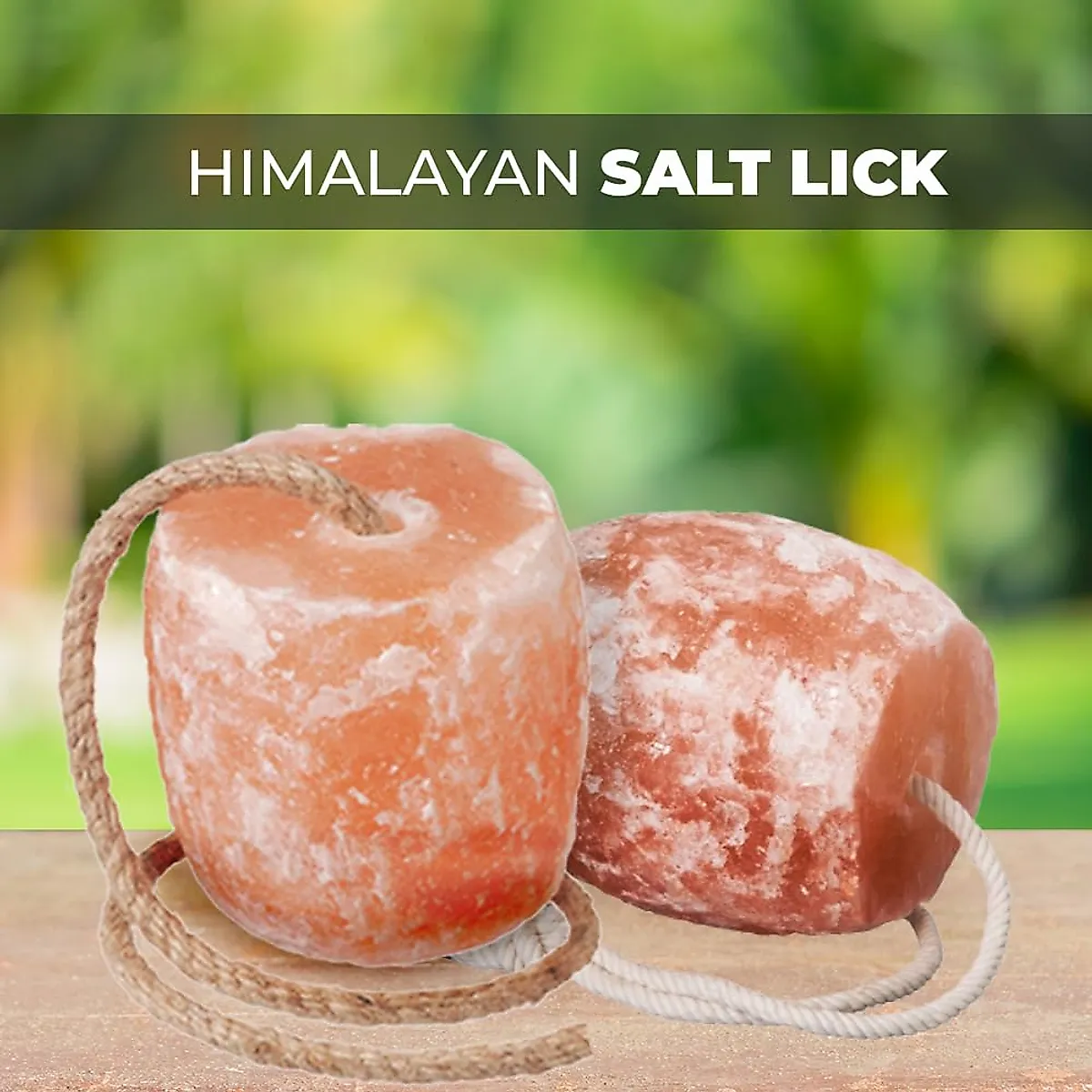 Generic Himalayan Salt Lick, 6.0 pounds, 3-Pack, for Horses, Deer, and Other Animals