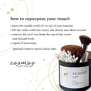 October 27th Personalized Zodiac Candle | Detailed Personality Description for Your Birthdate | Live Astrologer Sessions | Handmade Scorpio Candles | Astrology Christmas Gifts for Women