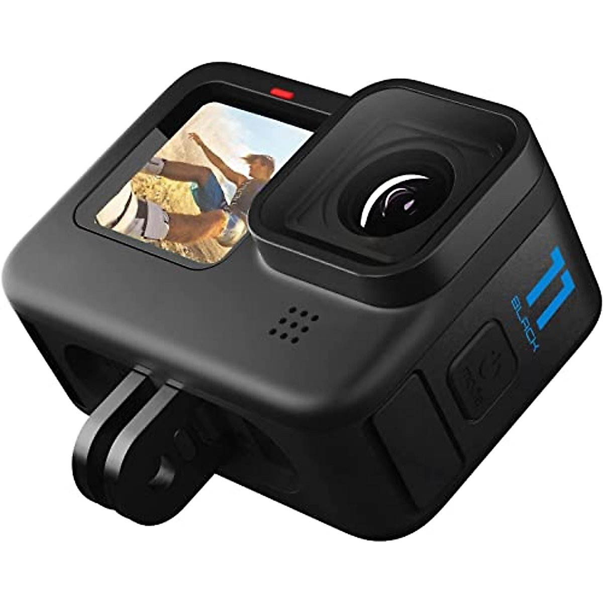 GoPro HERO11 (Hero 11) Black - Waterproof Action Camera with 5.3K HD Video, 27MP Photos, Live Streaming, Webcam - Bundle with 64GB Memory Card, Card Reader, Hero11 Action Bundle (58 Items)