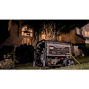 Pulsar G12KBN Heavy Duty Portable Dual Fuel Generator - 9500 Rated Watts & 12000 Peak Watts - Gas & LPG - Electric Start - Transfer Switch & RV Ready - CARB Compliant