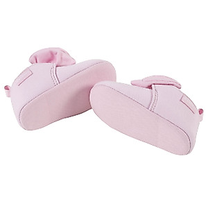 Gerber Baby Girls Newborn Infant Girls Ballet Crib Shoe Pink Bow 3-6 Months