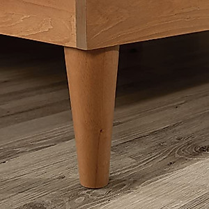 Sauder Cannery Bridge Round Leg Queen Platform Bed, Sindoori Mango Finish