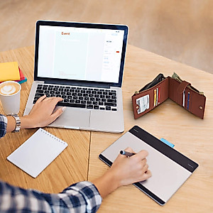 Maze Exclusive RFID Blocking Wallet for Women | Attractive Design with Genuine Leather, Zipper Pocket, Bifold Feature | Hold and Protect Your Cards Everywhere You Go (Brown)