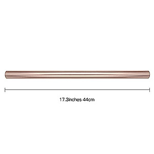 RUSPEPA Rose Gold Metallic Wrapping Paper - Solid Color Matte Paper Perfect for Wedding,Birthday,Christmas,Baby Shower - 17.3 Inches X 32.8 Feet