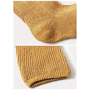 QandSweat Unisex Baby Ankle Socks Toddler Boys' Seamless Cotton Crew Socks (9 Pairs, 0-6M)