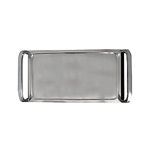 AmGood Stainless Steel Dining Cart - 3 Shelf Heavy Duty Utility Cart on Wheels (Medium - 34" Legth x 18" Width)