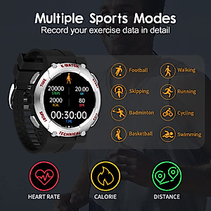 KINGSTAR Smart Watch, Waterproof watches for women Android Digital smart watches fitness Tracker with Touch Screen Heart Rate Monitor Pedometer Sleep Monitor for iPhone