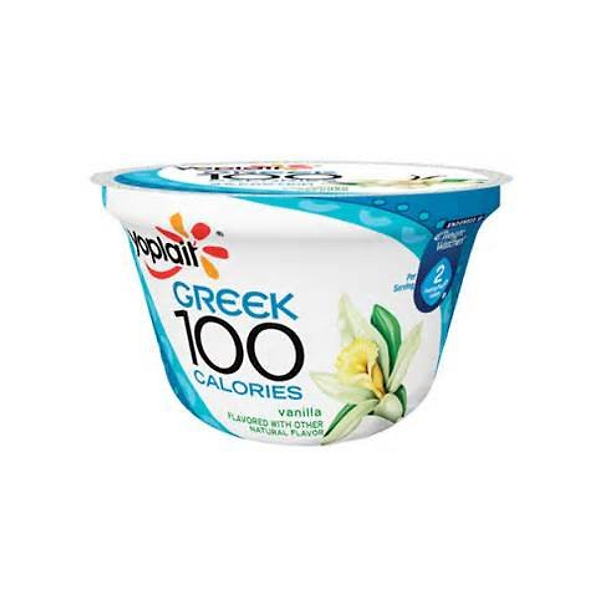 YOPLAIT YOGURT GREEK 100 CALORIES VANILLA 5.3 OZ PACK OF 7