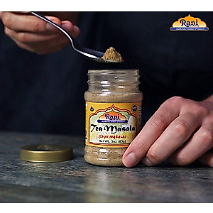 Rani Tea (Chai) Masala Indian Spice Blend 16oz (1lb) 454g Bulk PET Jar ~ All Natural | Vegan | Gluten Friendly | Salt & Sugar Free | NON-GMO | No Colors | Indian Origin