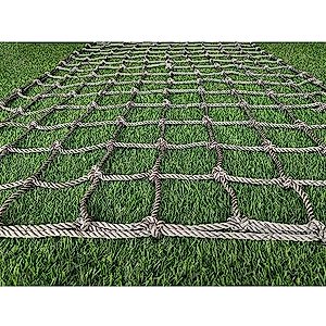 EkiDaz HXRW Rope Net Climbing Net for Kids Protective Safety Net Portable Rope Net for Outdoor Treehouse Playground Playground Sets for Backyards (Size : 4 * 7m(12.12 * 21.21ft))