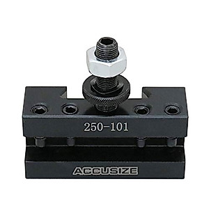 Accusize Industrial Tools Style Axa Turning and Facing Quick Change Tool Post Holder for1/2'' Turning Tools, Style 1, 0250-0101