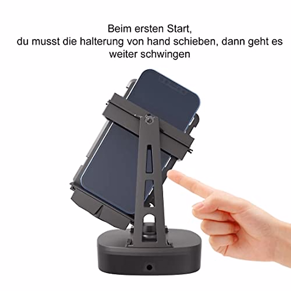 FEICHONGHO Phone Walker with Two Swing Postures,Cellphone Swing Device Compatible for Pokemon Go,Phone Rocker Earning Device,Egg hatcher,Phone Automatically Gets Steps