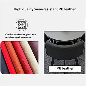 JHKGY 5 Piece Round Dining Table Set for 4,Wooden Small Dining Table Set,1 Table and 4 Chairs Living Room Furniture Set,with 4 Upholstered Chairs,Dining Set for Dining Room Kitchen,A