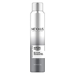 Nexxus Ultra Fine Hair Spray for lightweight hold Weightless Hold Dry Texture Finishing Hairspray 5 oz