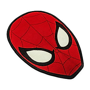 Marvel Spider-Man Mask Printed Area Rug | Indoor Floor Mat, Accent Rugs For Living Room and Bedroom, Home Decor For Kids Playroom | Comic Book Gifts And Collectibles | 52 x 35 Inches
