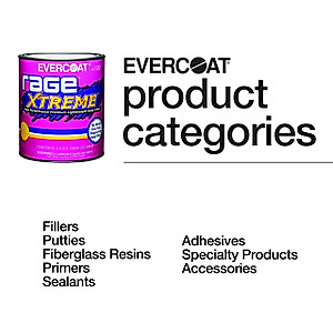 Evercoat Rage Xtreme - High Performance Premium Lightweight Pinhole-Free Body Filler - 128 Fl Oz