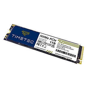 Timetec 1TB SSD NVMe PCIe Gen3x4 8Gb/s M.2 2280 3D NAND High Performance SLC Cache Read/Write Speed Up to 2,000/1,600 MB/s Internal Solid State Drive for PC Laptop and Desktop (1TB)