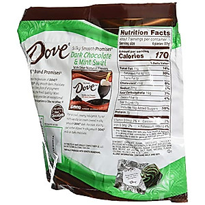 Dove Promises Dark Chocolate Mint Swirl Candy Bag, 7.61 Oz