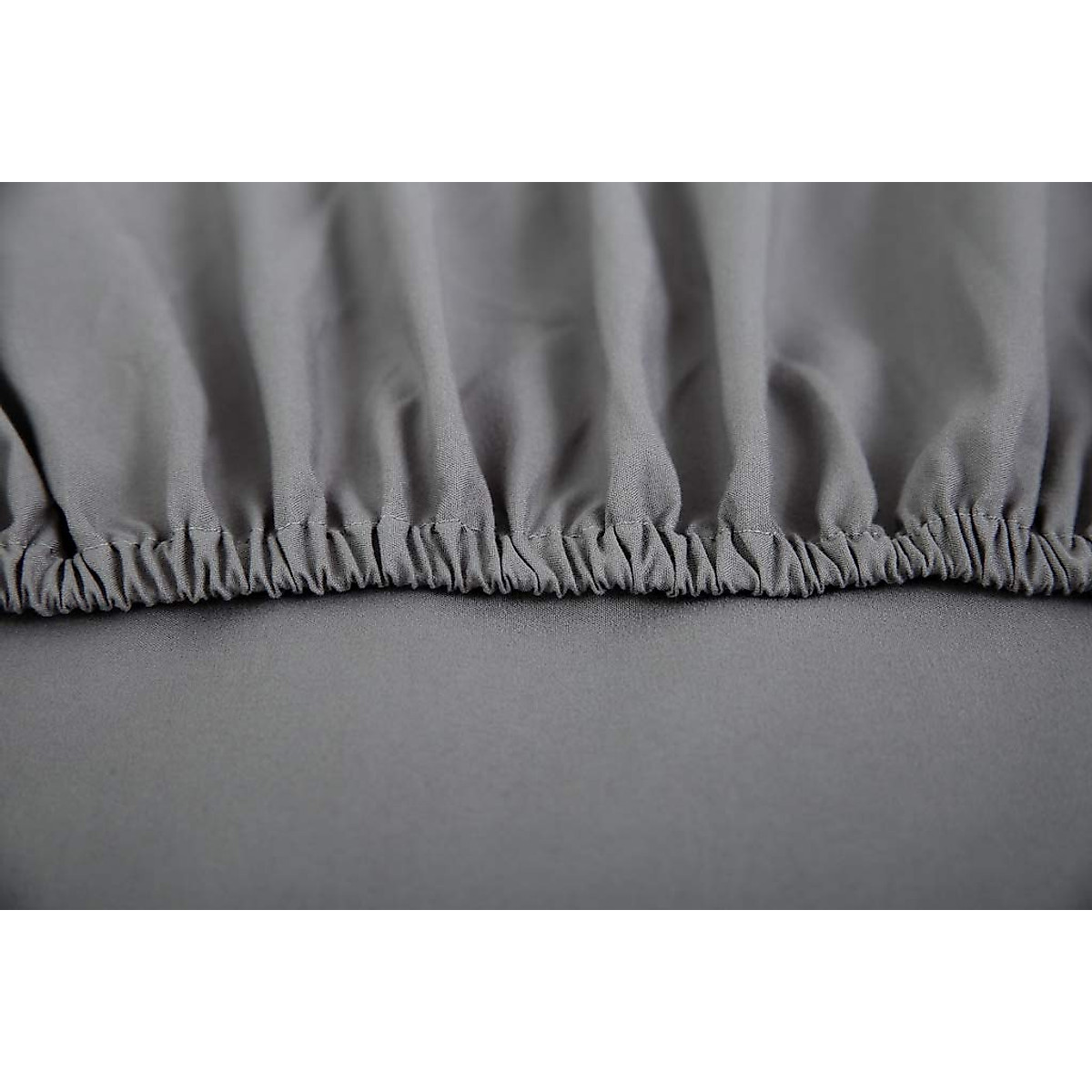 Belsden 3 Pack Microfiber Durable Crib Sheets Fitted, Silky Soft Smooth Breathable Baby Sheets Set for Boys Girls, 28''x 52'' Fits Standard Crib and Toddler Mattresses, White + Gray + Lt Gray