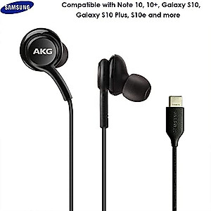 UrbanX 2021 Stereo Headphones for Samsung Galaxy S20, Galaxy S21 Ultra 5G, Note 20 Ultra, Note 10, Note 10+, M52, M53, A73 5G Microphone and Volume Remote Type-C Connector