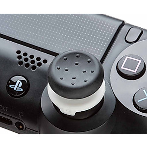 KontrolFreek GamerPack VX for PlayStation 4 (PS4) Controller | Performance Thumbsticks | 3 High-Rise, 1 Mid-Rise Concave | Black/Orange