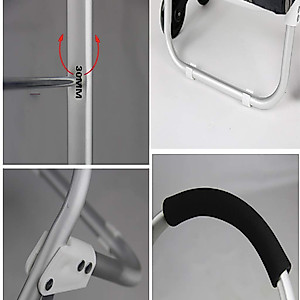 SH-gwtc Shopping Trolley,Foldable Shopping Cart 2 Wheels Climbing Trolly/Aluminum Alloy/Waterproof Shopping Bag/Collapsible Push Pull Carts,Bearing Capacity :40 Kg (Color : B)