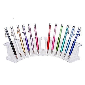 Crystal Ballpoint Pen Filled With Swarovski Crystal Elements (Dangling Charm, Light Purple)