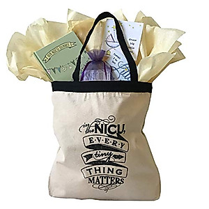 "in The NICU, Every Tiny Thing Matters" Cotton Tote Bag - Perfect for NICU Moms, NICU Dads and NICU Nurses
