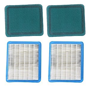 laffoonparts 2 Pack 491588S Air Filter Replacement for Brigs-Straton 491588 493537 493537S 399959 Replacement for Toro 20332 Replacement for Craftsman 33644 Push Lawn Mower