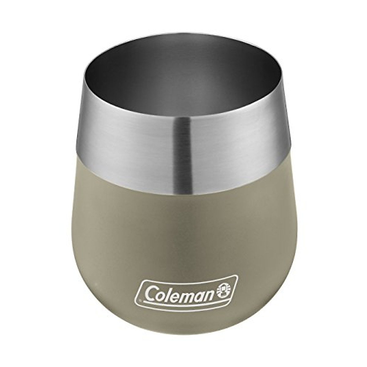 Coleman Claret Vacuum-Insulated Stainless Steel Wine Glass, 13oz Outdoor Wine Glass for Camping, Tailgating, Beach, Picnic & Backyard Patio