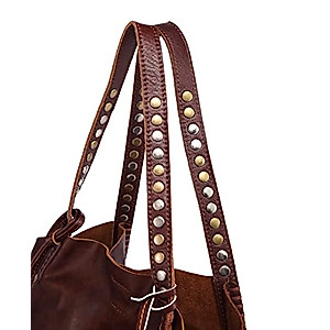 OLD TREND Genuine Leather Birch Tote Bag (Brown)