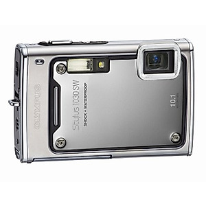 Olympus Stylus 1030SW 10.1MP Digital Camera with 3.6x Optical Wide Angle Zoom (Silver)
