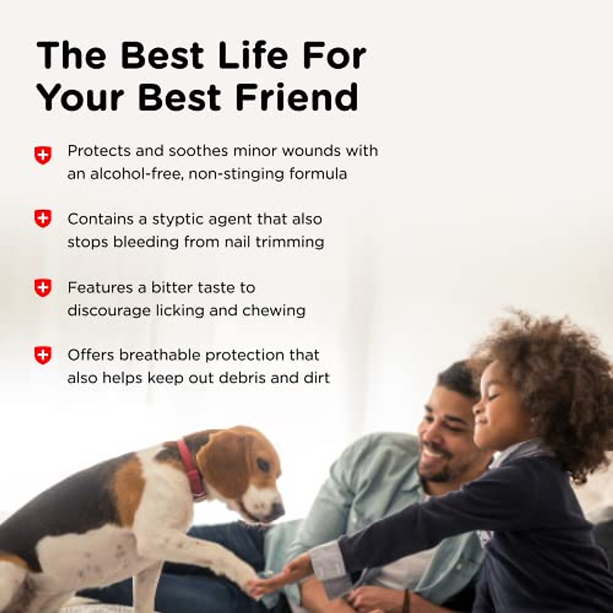 Nutri-Vet Liquid Bandage Spray for Dogs | Discourages Licking and Chewing | Protects & Soothes Minor Injuries | 2 Ounces