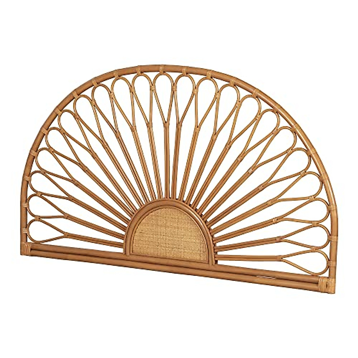 South Shore Balka Rattan Wall-Mounted Headboard, Queen