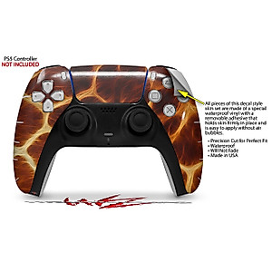 WraptorSkinz Skin Wrap compatible with Sony PS5 DualSense Controller Fractal Fur Giraffe (CONTROLLER NOT INCLUDED)