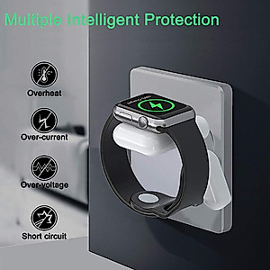 OIFEN for Apple Watch Wireless Charger, Portable iWatch Charger Magnetic Wireless Charger 1000mAh Power Bank for Apple Watch Series 7/6/SE/5/4/3/2/1,White