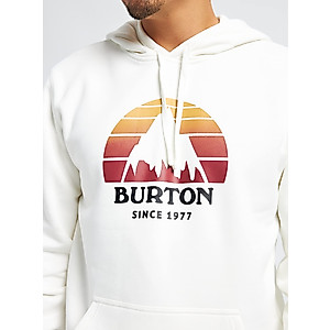 Burton Men's Standard Underhill Pullover Hoodie, Stout White, XX-Small