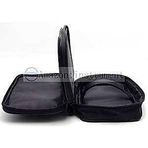TestHelper TH19 Double Layered Padded Carrying Zipper Soft Case with Wrist Strap Use for Multimeter Meter