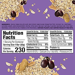 Bobo's Peanut Butter and Jelly Oat Snack Variety Pack, 10 Grape Flavored, 10 Strawberry Flavored, Healthy Everyday Snack