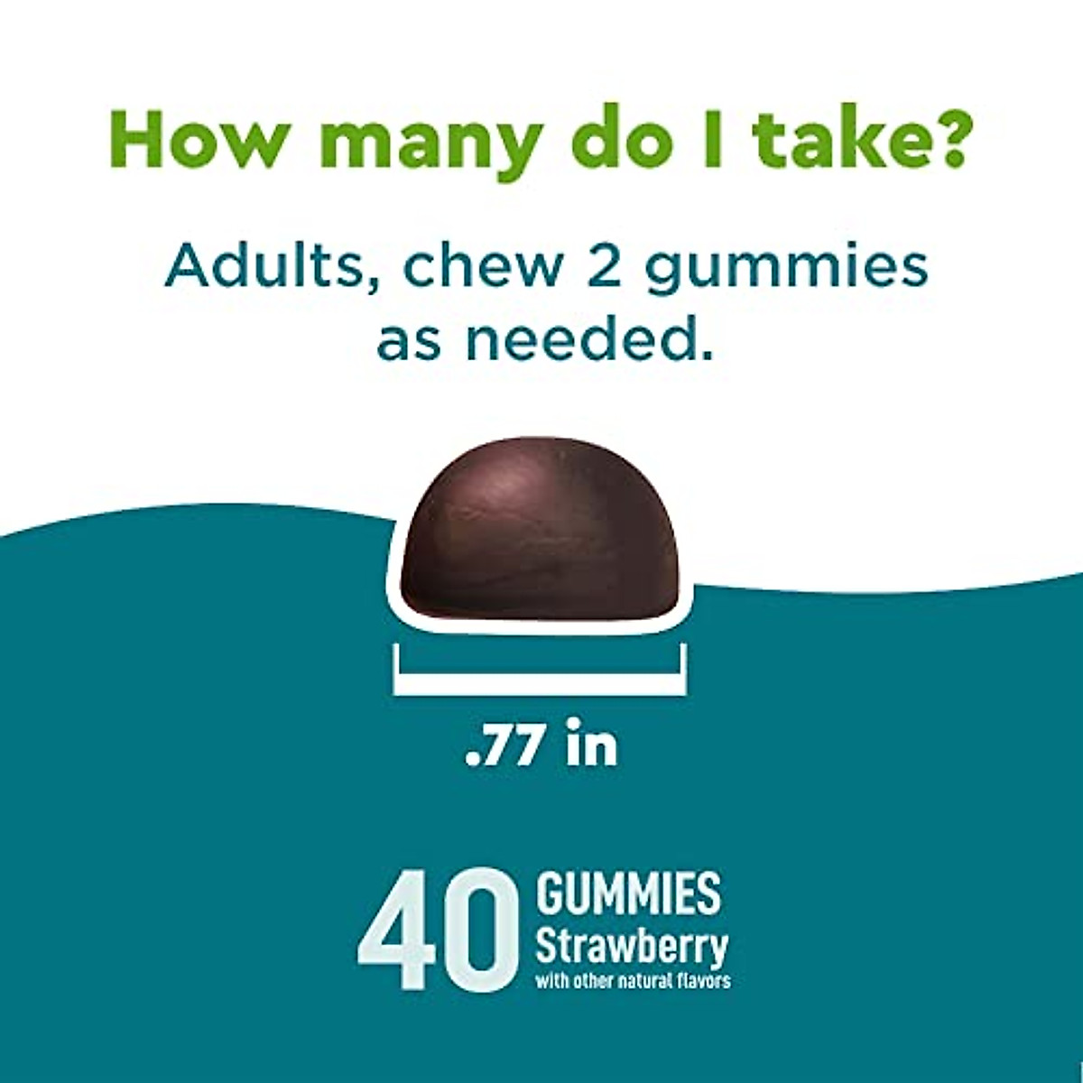 Nature Made Wellblends Stress Relief Gummies, L-theanine to help reduce stress, with GABA, Same Day Stress Support, 40 Strawberry Flavor Gummies